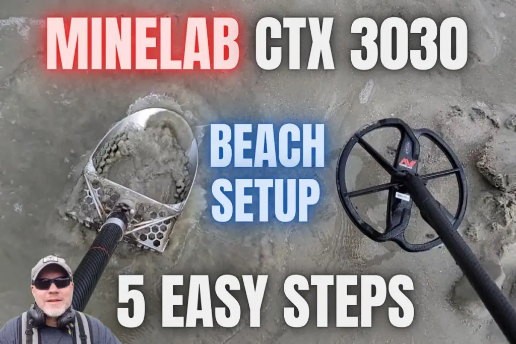 How to Setup The CTX 3030 For The Beach - Mental Metal Detecting