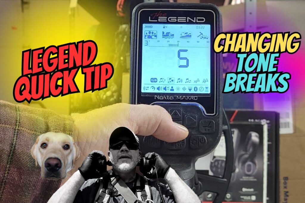 Nokta Legend: How To Change Tone Breaks - Mental Metal Detecting